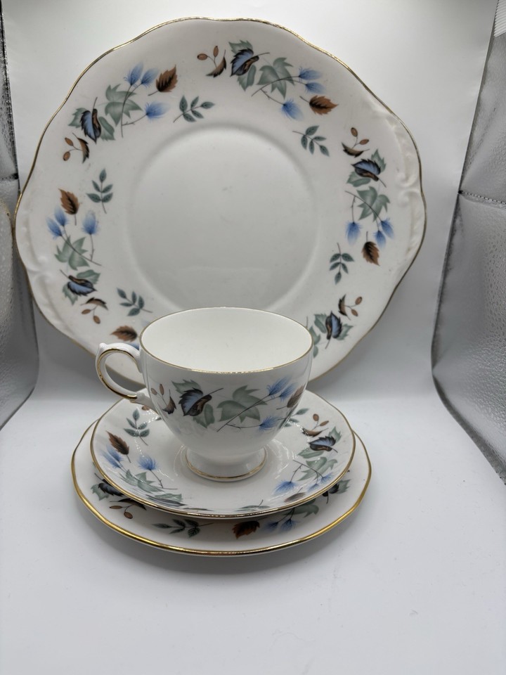 vintage Colclough "Linden" pattern bone china tea set. | eBay UK