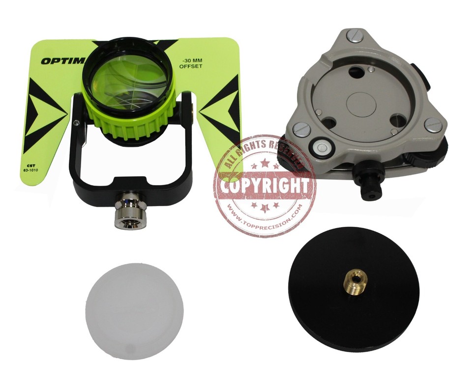 CST BACKSIGHT,SURVEYING,TRIBRACH,PRISM, FOR TOTAL STATION,TOPCON,SOKKIA ...