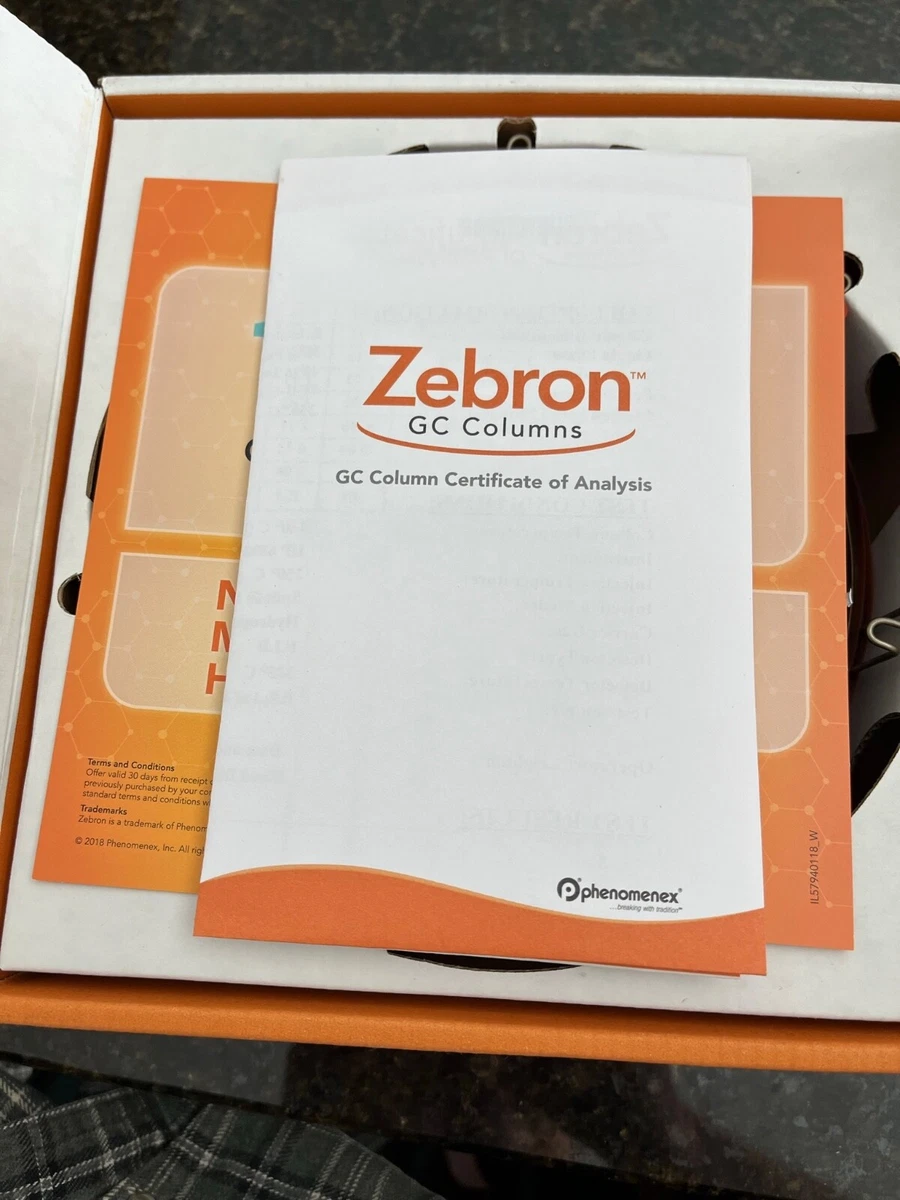 Zebron ZB-624 Gas Chromatography (GC) Columns: Phenomenex, 55% OFF