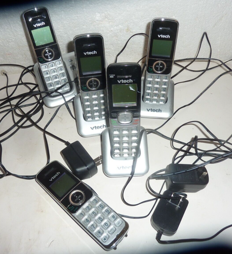 VTech CS6429-5 Cordless Phone Intercom Answering System 4 Expansion ...