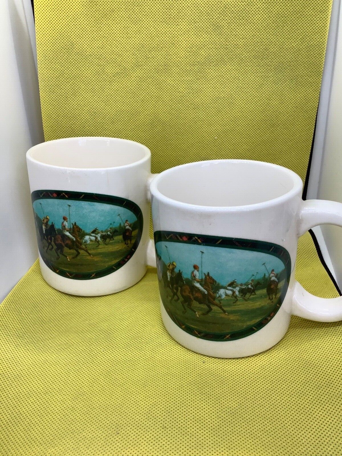 Ralph Lauren, POLO, Coffee Cups or Mugs, set of 2, measure 3” across | eBay
