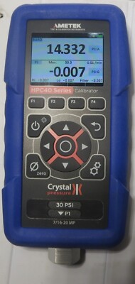 Ametek Crystal HPC40 Pressure Calibrator, 30 psi sensor + barometric ...