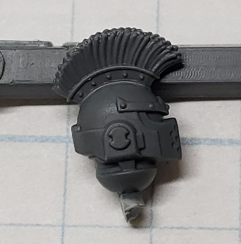 30K Space Marine Bits Mark III Command Squad Artificer Helmet Head w ...