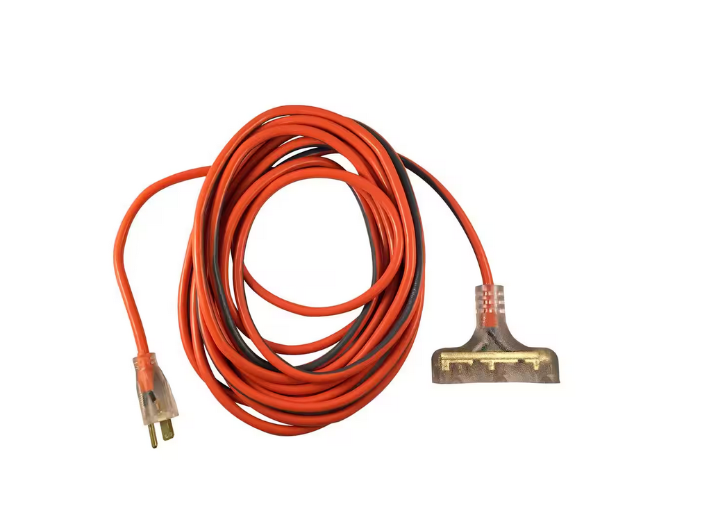 RIDGID 50 Ft. 12/3 Tri-tap Electric Extension Cord - Orange for sale ...