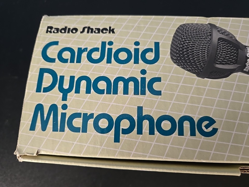 Realistic Radio Shack Professional Cardioid Dynamic Microphone 33-1073A ...