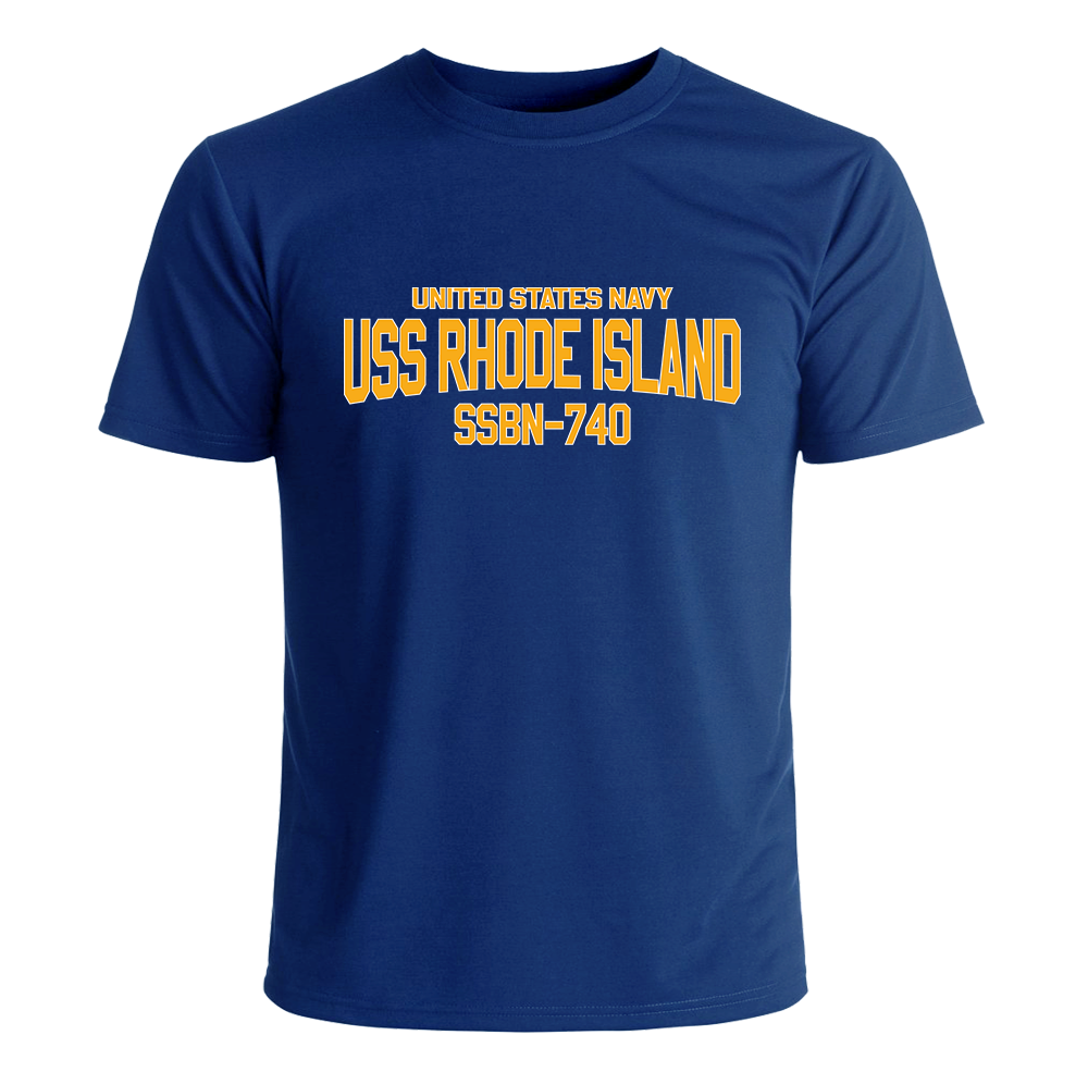 USS Rhode Island SSBN-740 T-Shirt US Navy Officially Licensed | eBay