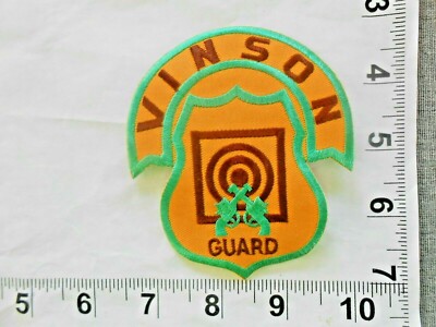 VINSON GUARD (GREEN trim edition) PATCH iron or sew on with FREE ...