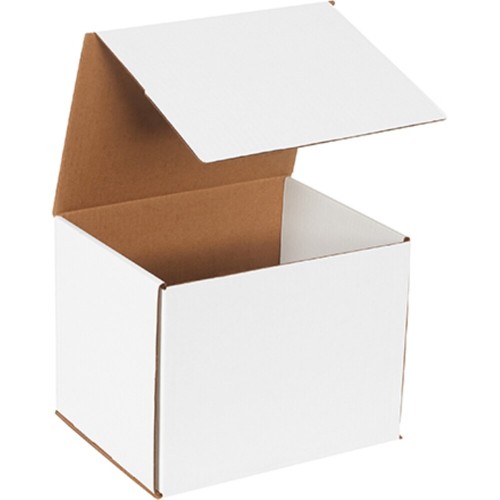 10" X 8" X 8" White Corrugated Mailers (50 Per Bundle) 841436052511| eBay