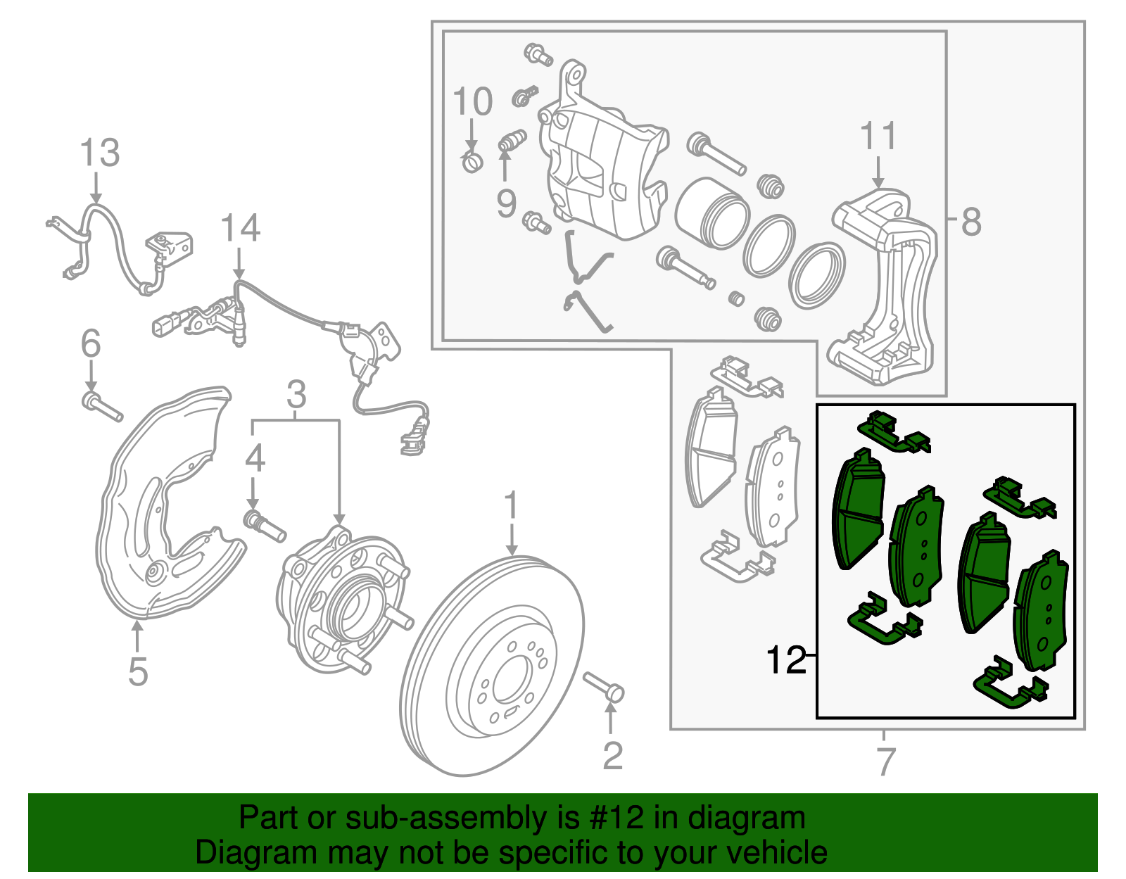 2018-current Genuine Kia Stinger Front Brake Pads 58101 J5a00 for sale ...