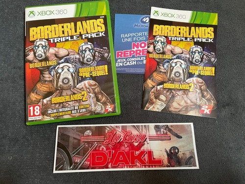 Borderlands Triple Pack complet sur XBOX 360 - FR TTBE | eBay
