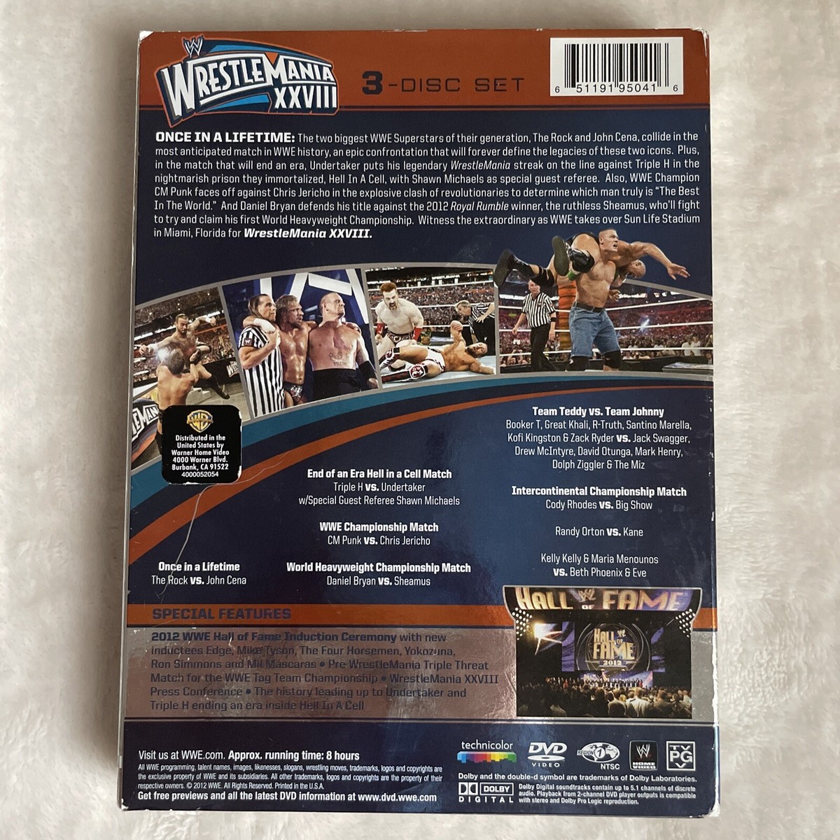 Wrestlemania Xxviii Dvd