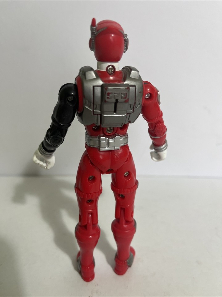 Power Rangers SPD Patrol Red Ranger Talking Action Figure 5.5" Bandai ...
