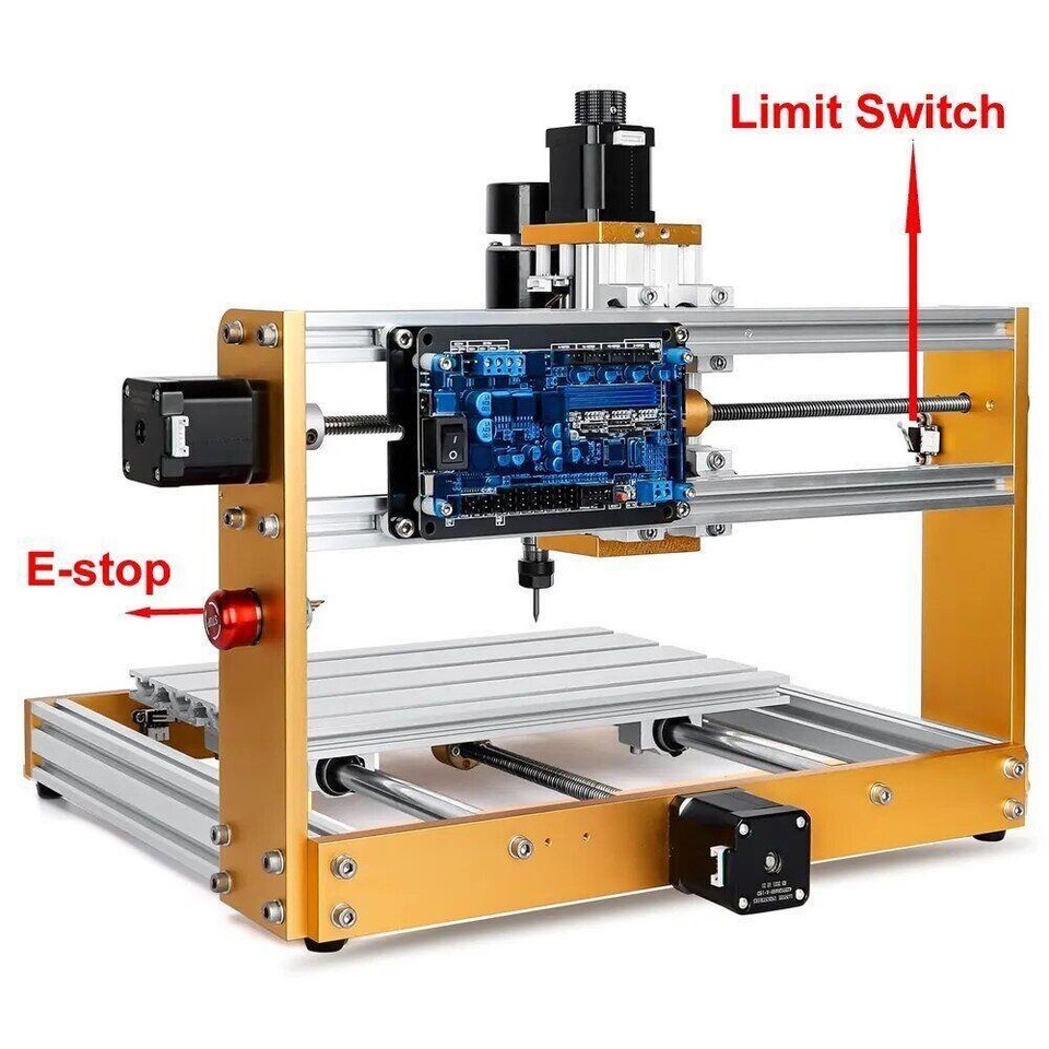 Aluminum CNC 3018 Plus2.0 Frame Kit Motor Offline Milling Engraving ...