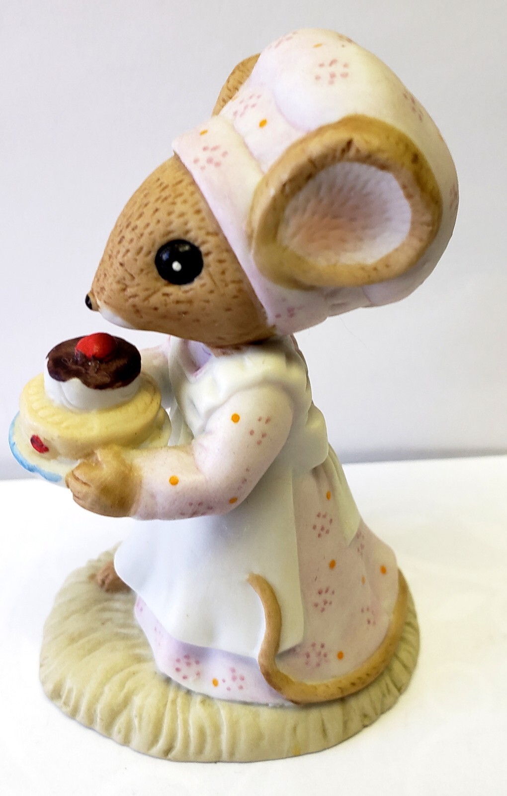 Vtg Enesco COUNTRY CALICO MICE Figurine Days Of The Week SATURDAY 1982 ...