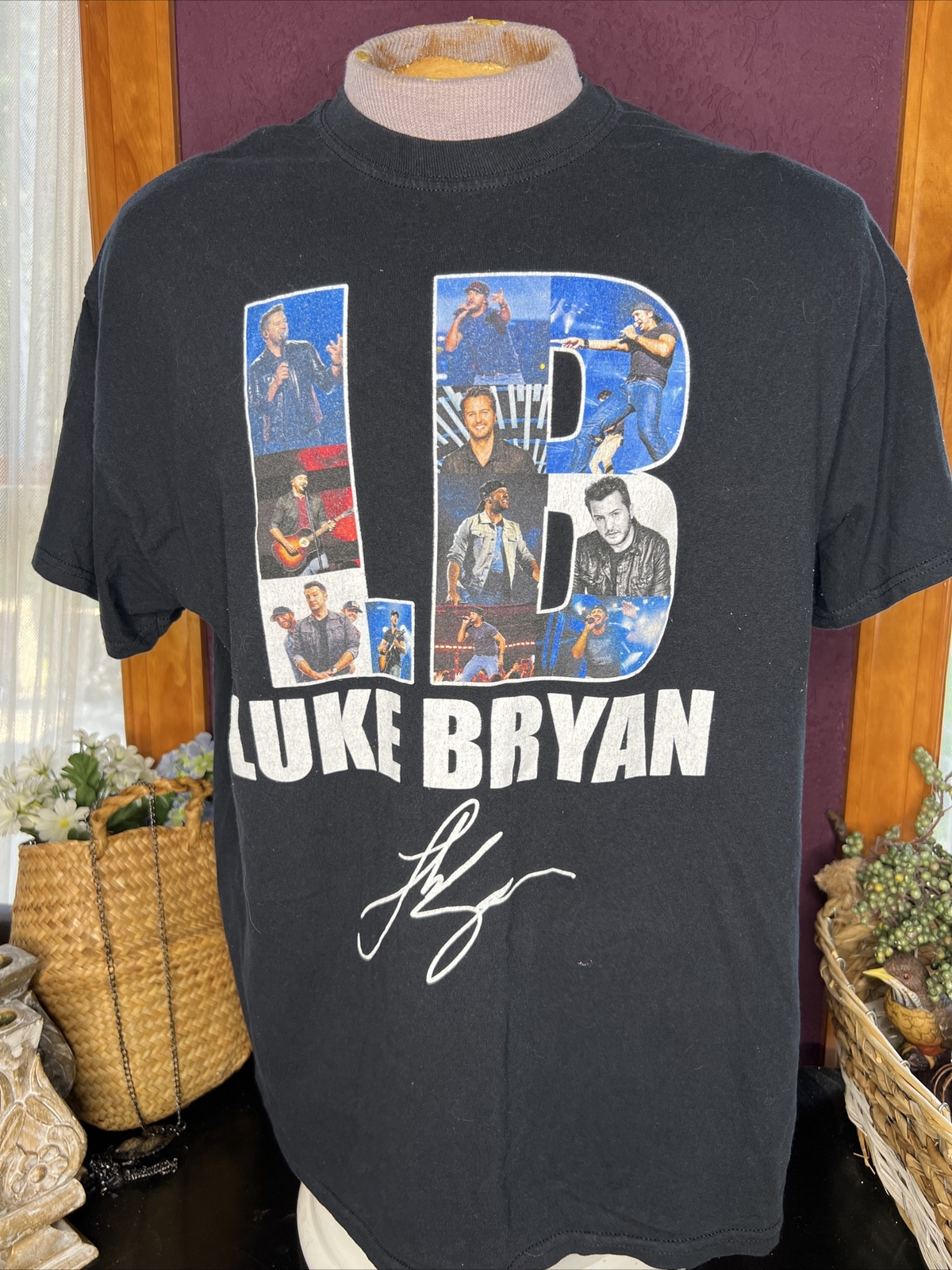 Luke Bryan Shirt Mens Extra Large Black Tee | eBay