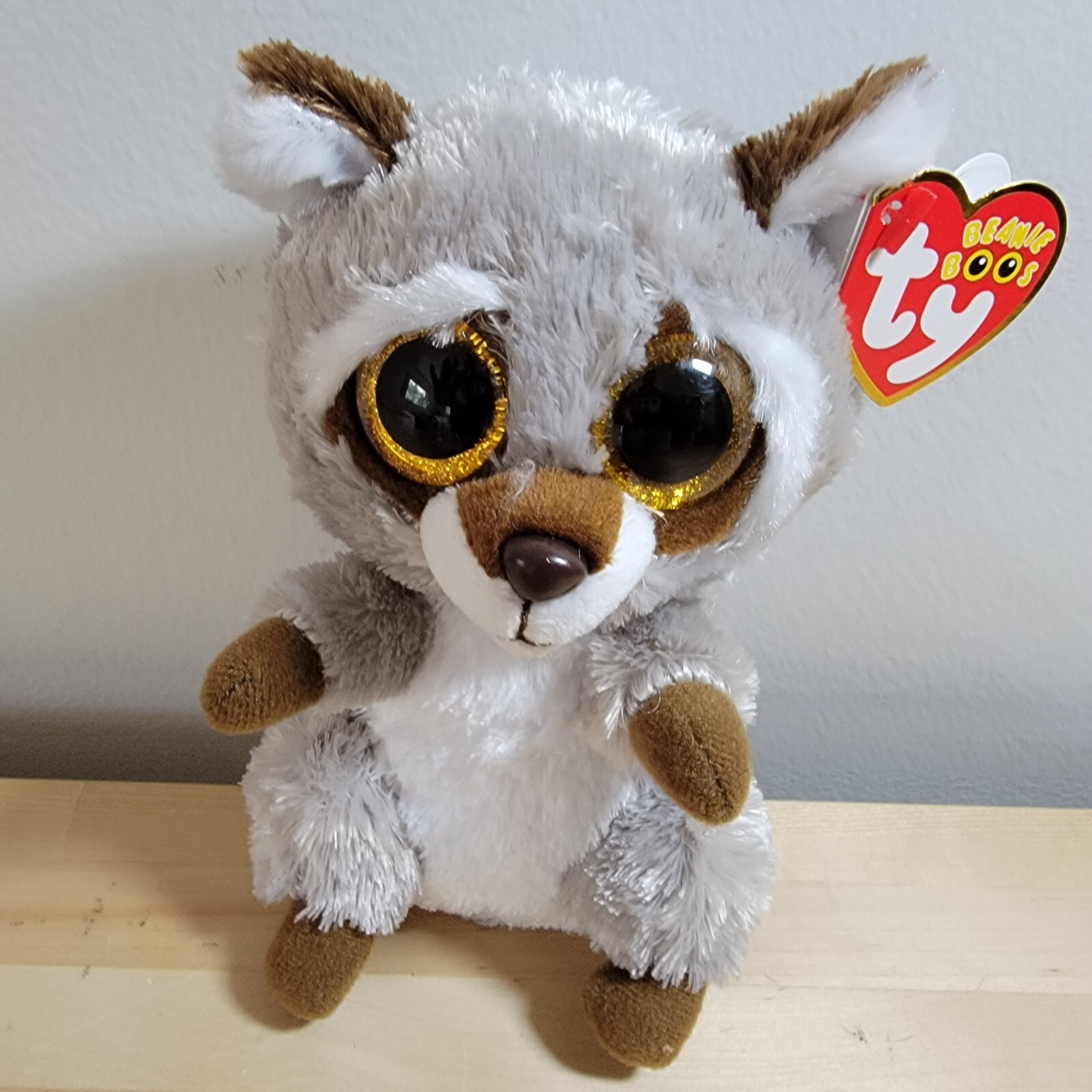 NEW Ty Beanie Boos - OAKIE the 6" Raccoon MWMT - Stuffed Animal Plush ...