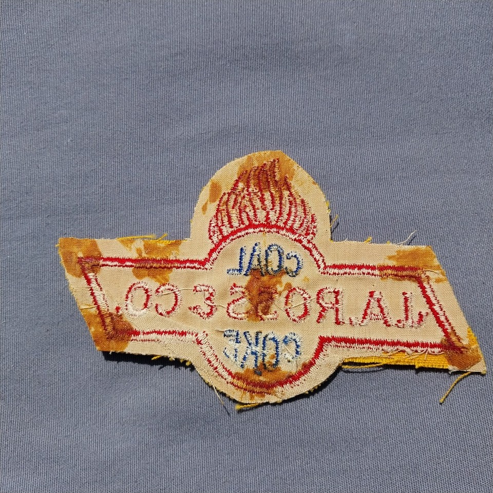 J.A. Ross & Co. Coal Coke Mining Energy 3 1/4" x 5" Cloth Patch | eBay