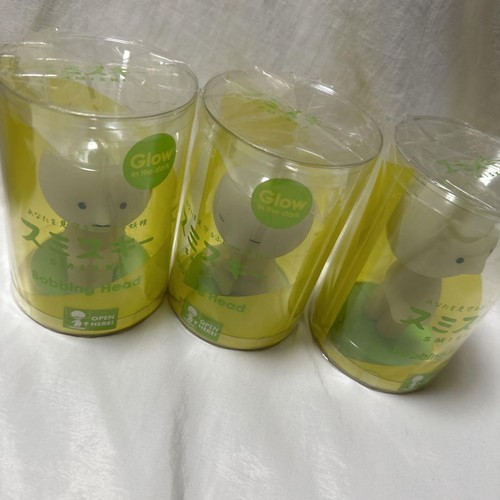 Smiski Luminous Bobbing Head Figure Set - 3 Types, Glowing Dark, | eBay
