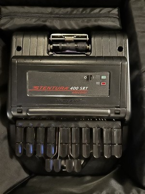 Stentura 400 SRT Stenograph Court Reporting Machine with Case/Try-Pod ...