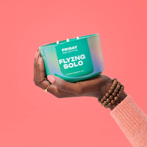 Friday Collective Flying Solo Candle, Fresh & Clean 1-Wick 2 Pack ...