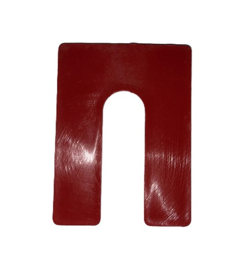 Lot of 250 Red 1/8" x 4" Jumbo Size Plastic Horseshoe Shims | eBay