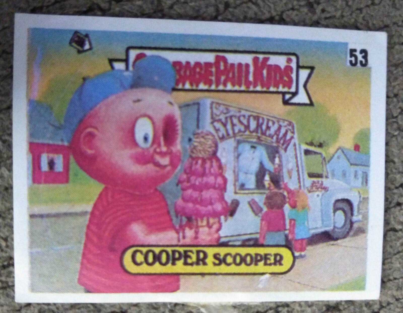 Rare Colombian Garbage Pail Kids Mini Single #53 Cooper Scooper | eBay