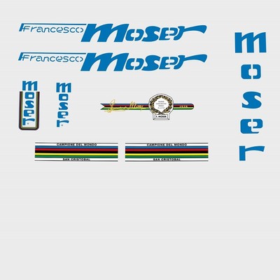 Francesco Moser Bicycle Decals, Stickers n.3 | eBay