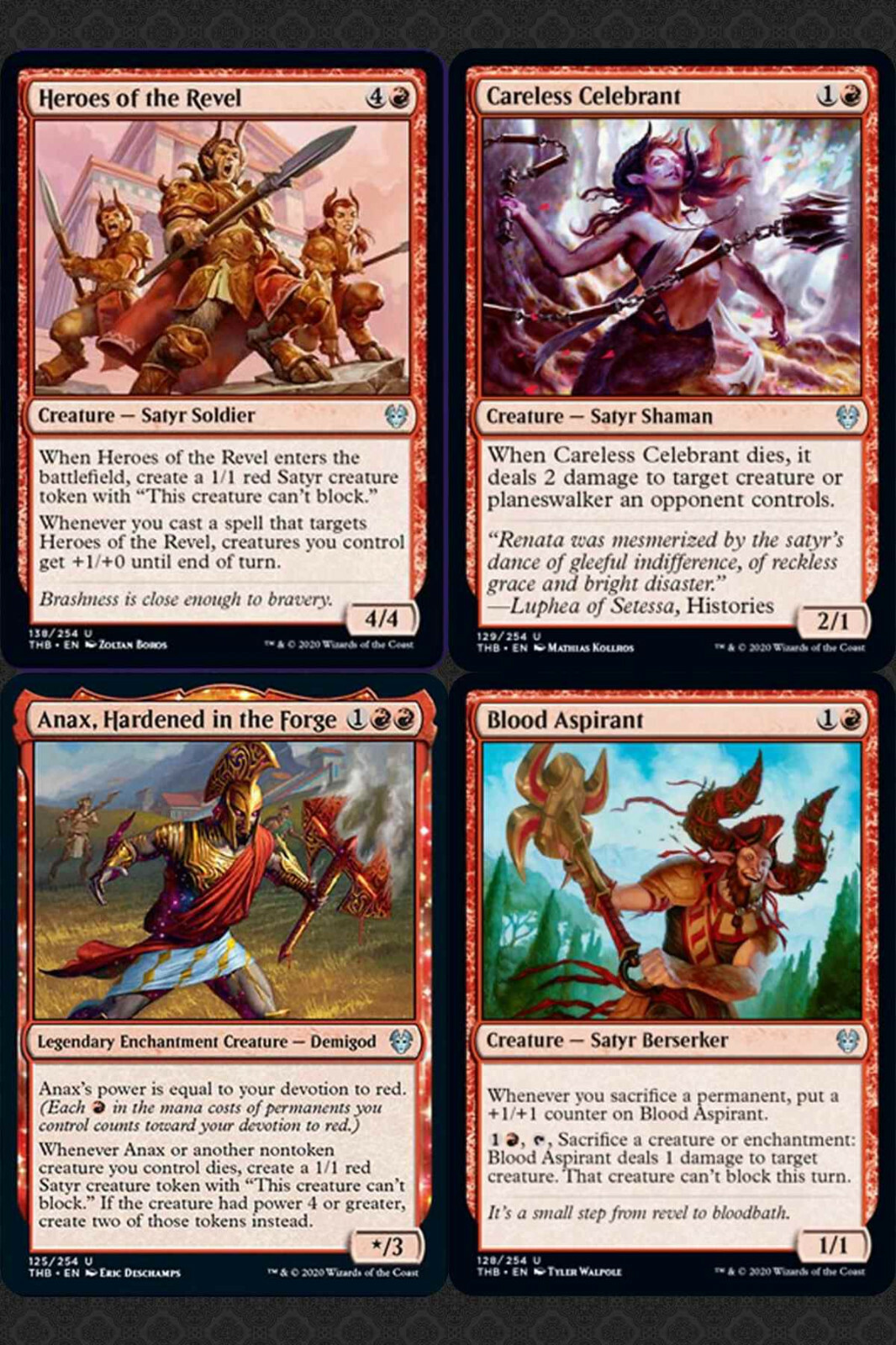 Gallia of the Endless Dance SATYR Commander Deck Gruul Magic MTG Ready ...