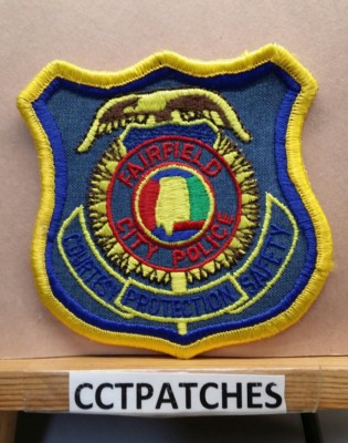 FAIRFIELD, ALABAMA POLICE SHOULDER PATCH AL | eBay