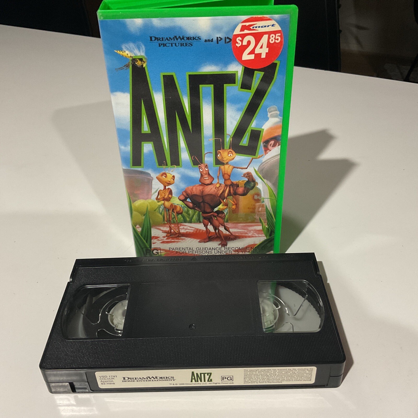 Antz VHS Tape Green Case Movie DreamWorks | eBay Australia