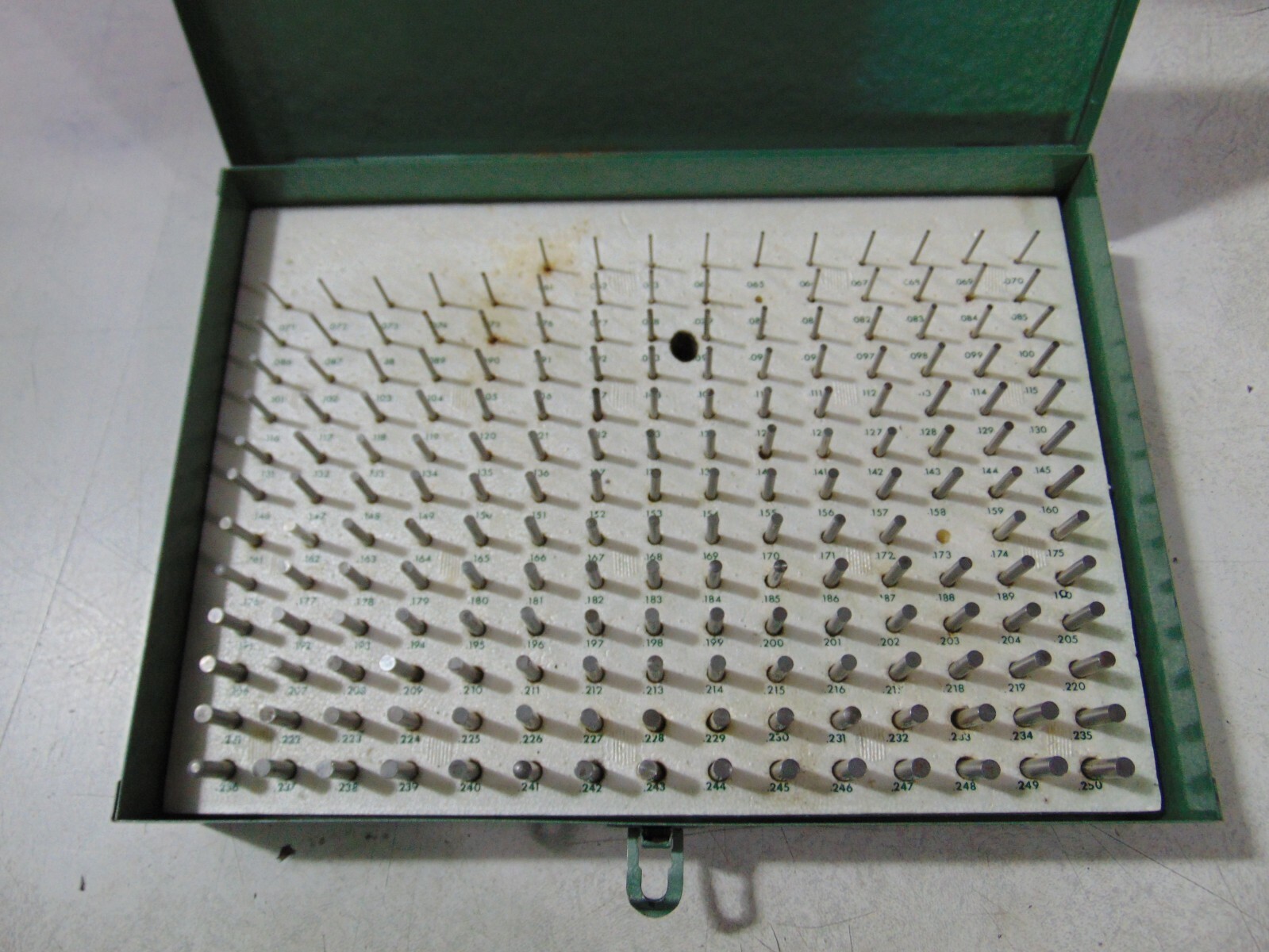 Steel Plug Pin Gauge Set 0.071 to 0.250 With Case | eBay