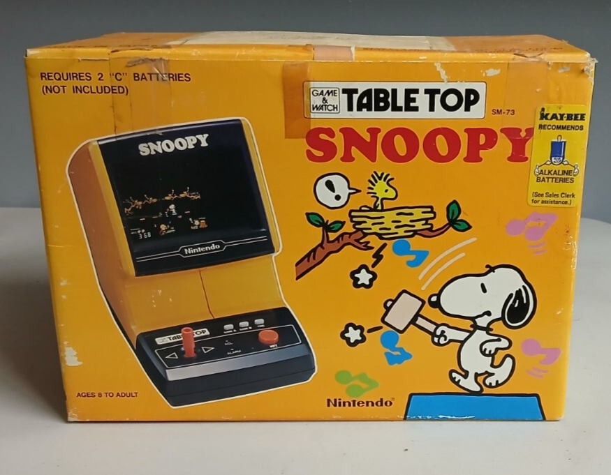 Working Vintage Nintendo Game & Watch Snoopy Tabletop Console | eBay