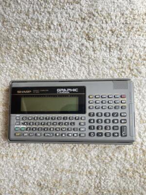 Used SHARP Pocket Computer PC-G815 C-LANGUAGE Moving work With Tracking ...