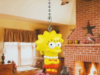 Animation Simpsons Lisa Ceiling Fan Pull Light Lamp Chain Decor K1105 B ...