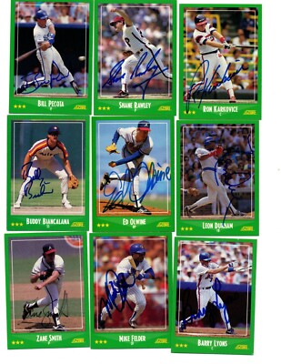 SIGNED 1988 Score #501 Reggie Jackson SALUTE #501 Yankees HOF | eBay