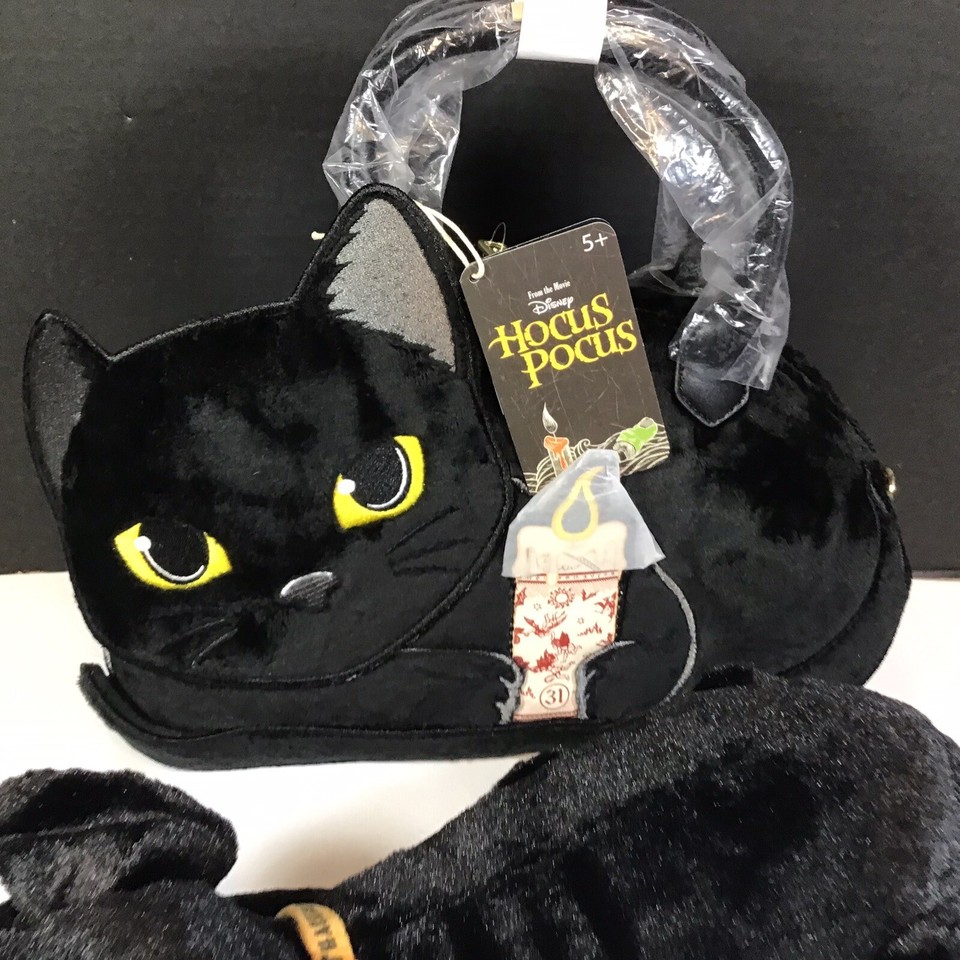 Loungefly Disney Hocus Pocus Binx the Cat Crossbody Hand Bag Purse and ...