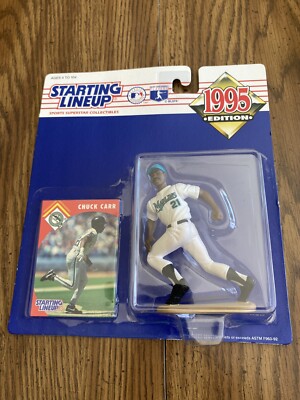 1995 ROOKIE STARTING LINEUP - SLU - MLB - CHUCK CARR - FLORIDA MARLINS ...