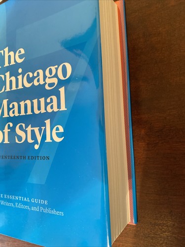 The Chicago Manual of Style, 17th Edition by The University The ...