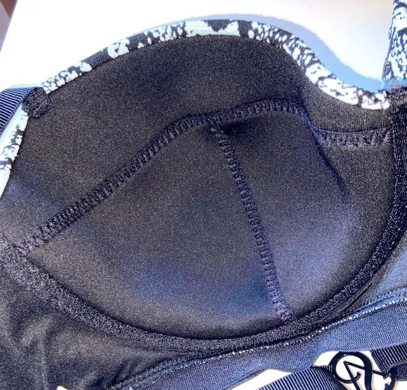 Victoria’s Secret Black & Blue Wire Bra Size 32DDD - Gem