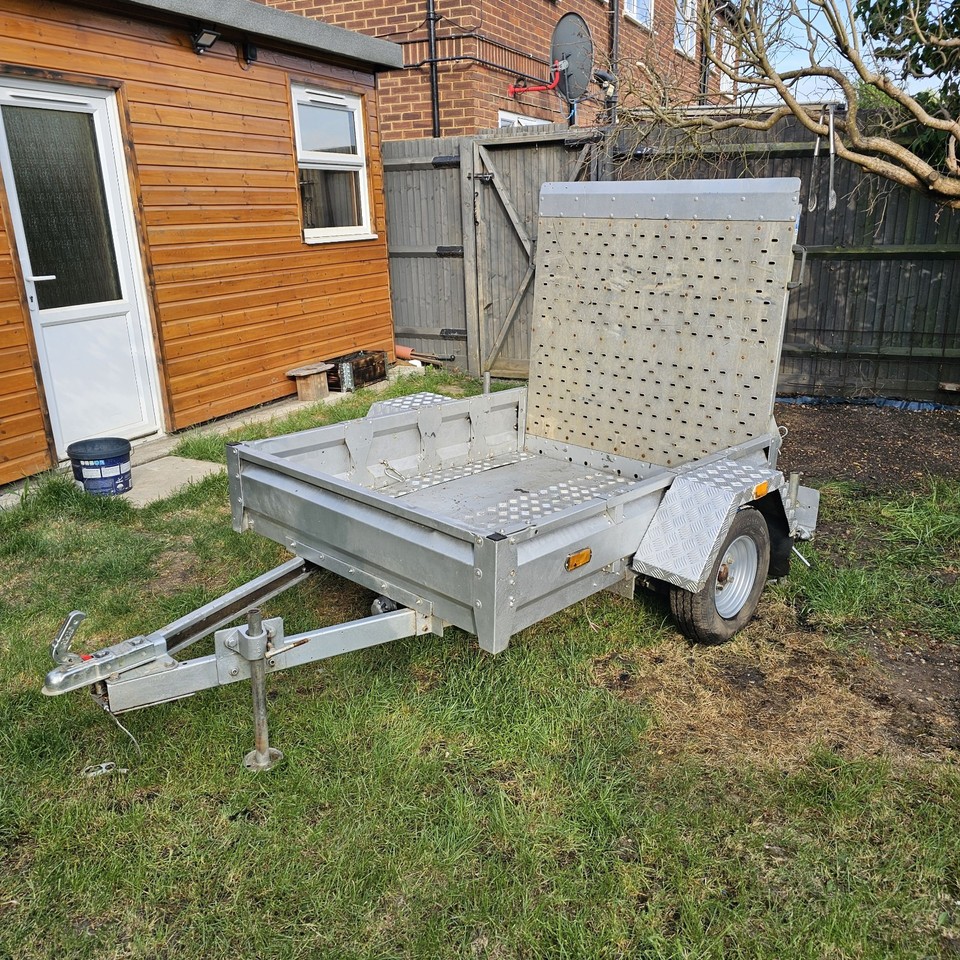 Pike Signals Small Single Axle Plant Trailer 5ft X 4ft | eBay UK
