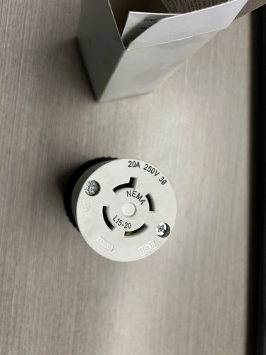 Hubbell L1520C - NEMA L15-20 Female Twist-Lock Connector | eBay