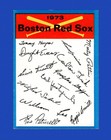 1973 Topps Blue Team Checklists Set-Break # 3 Boston Red Sox EX-EXMINT ...