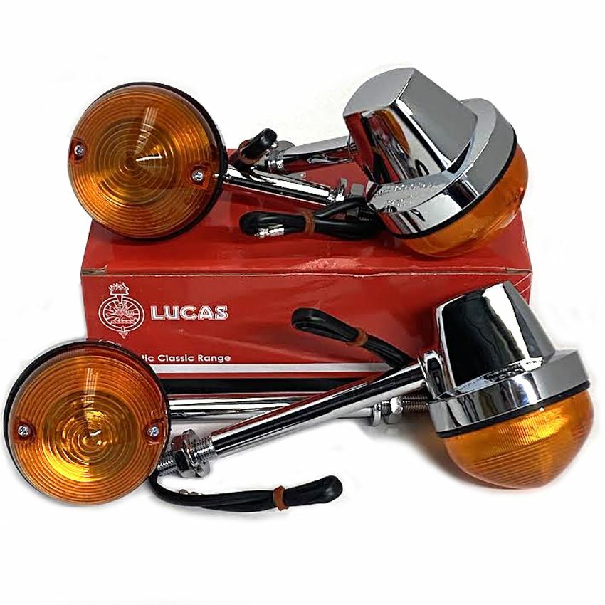 Genuine Lucas Indicators Set of 4/ Triumph, BSA Models | eBay UK