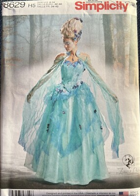 Simplicity 8629 Sewing Pattern Misses Firefly Path Fairy Queen Costume ...