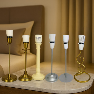 MODERN METAL STICK TABLE LAMP BASE STYLISH LAMP STAND FOR BEDROOM ...