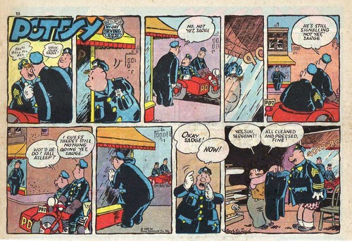 Pottsy by Jay Irving - NYC Police - color Sunday comic page - June 9 ...
