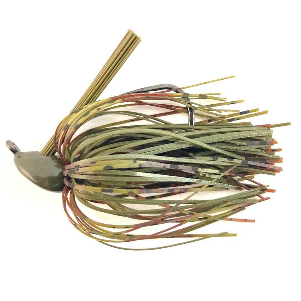 3-Pack Hand-Tied, 3/8-oz. Perfect Craw Compact Flat-Eye Flipping Jigs ...