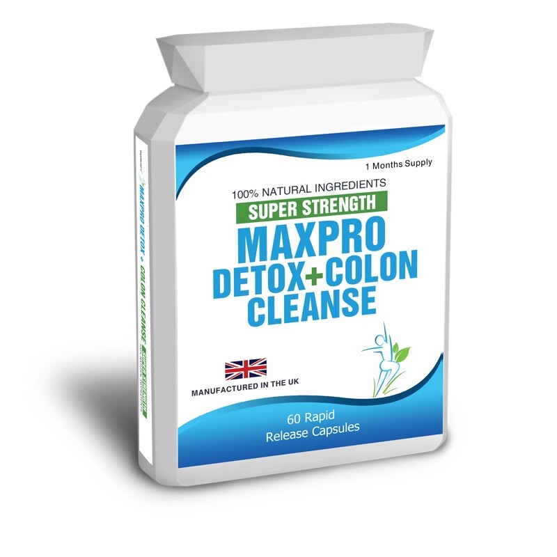 60 Max Cleanse Pro Colon Cleanse Detox Plus Free Weight Loss Dieting ...