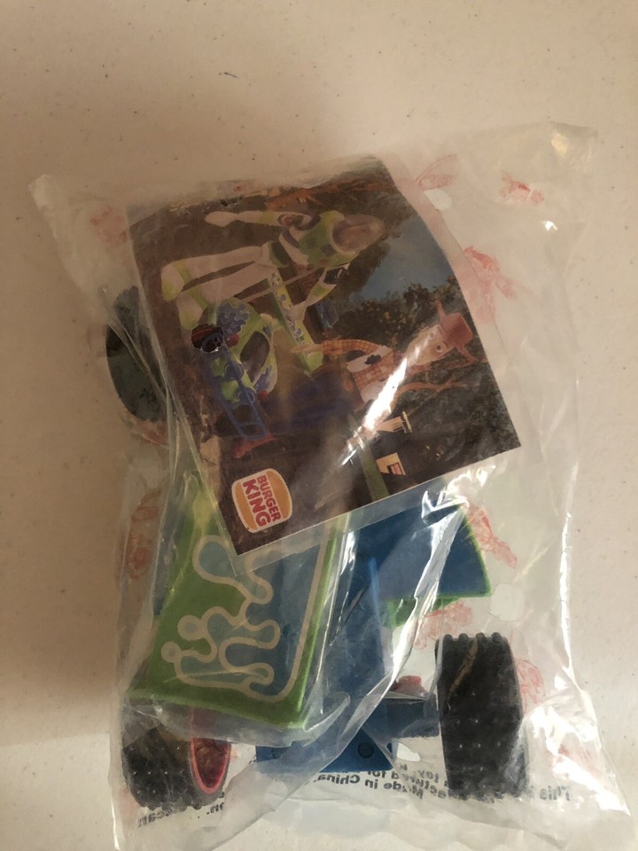 DISNEY ORIGINAL TOY STORY ANDY'S RC RACER CAR BURGER KING TOY 1995 NEW ...