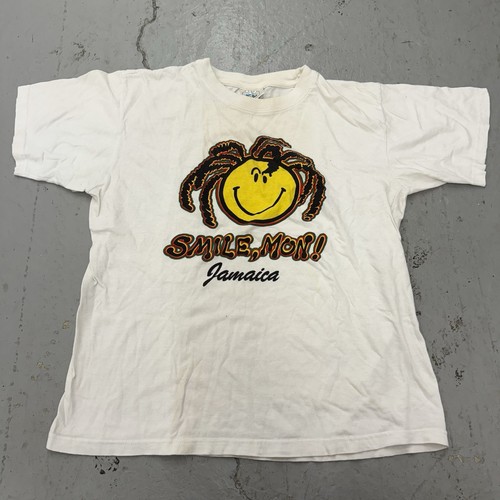 Vintage Jamaica Smile Mon graphic tee tourist souvenir reggae vibe ...